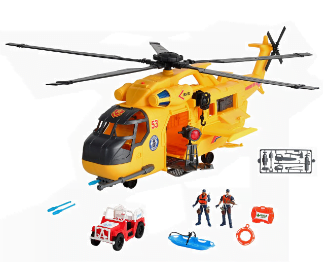 عرض لفترة محدودة علي - Rescue Force Giant Rescue-Copter Playset ...